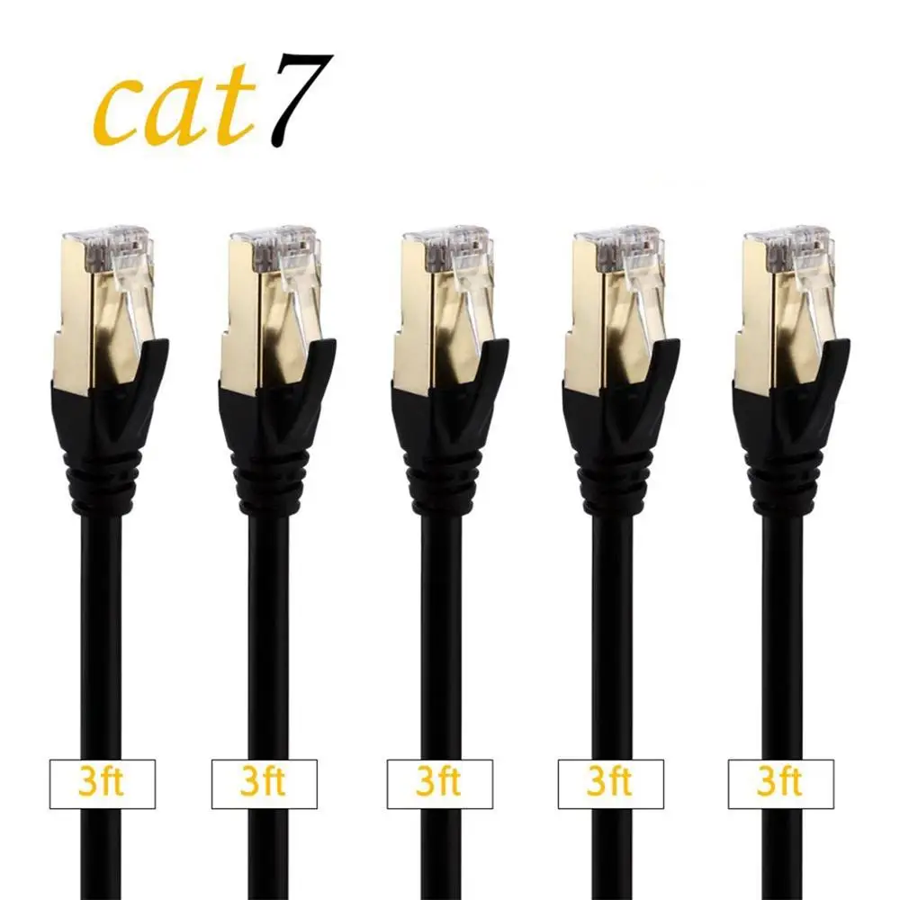 Cat 7 Ethernet Cable,Flat Cat 7 7a Ethernet Network 10gbps Internet ...