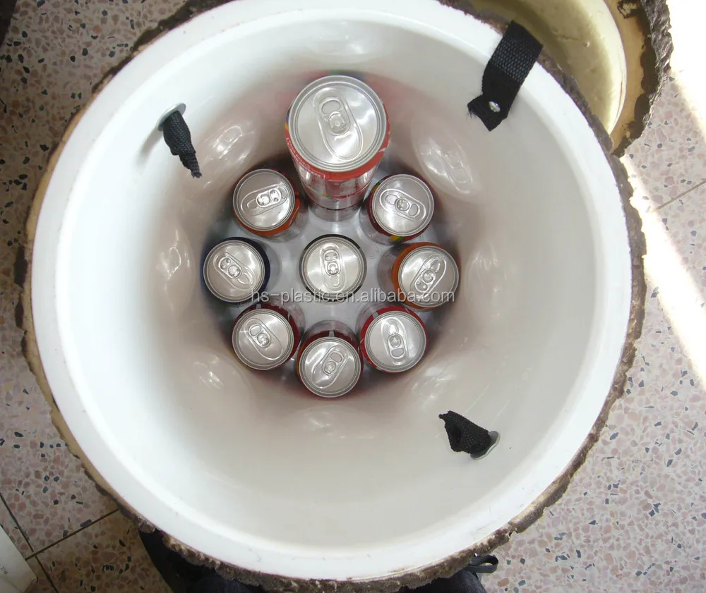 HS Plastic Cooler Ice Chest with logo Promotion Tree Stump Cooler Box ...