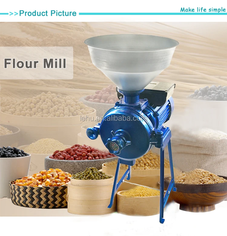 Taizhou Factory Flour Mill Grinding Grain Soybean Wet Dry Rice Mill ...