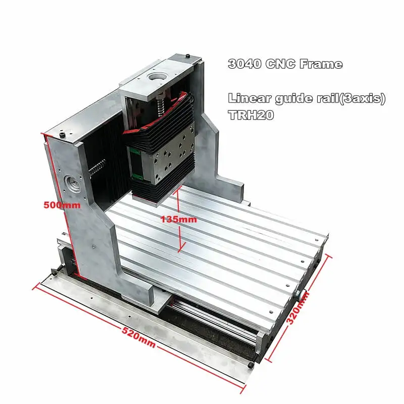 High Precision Liner Guides Rail CNC Frame Kit 3040