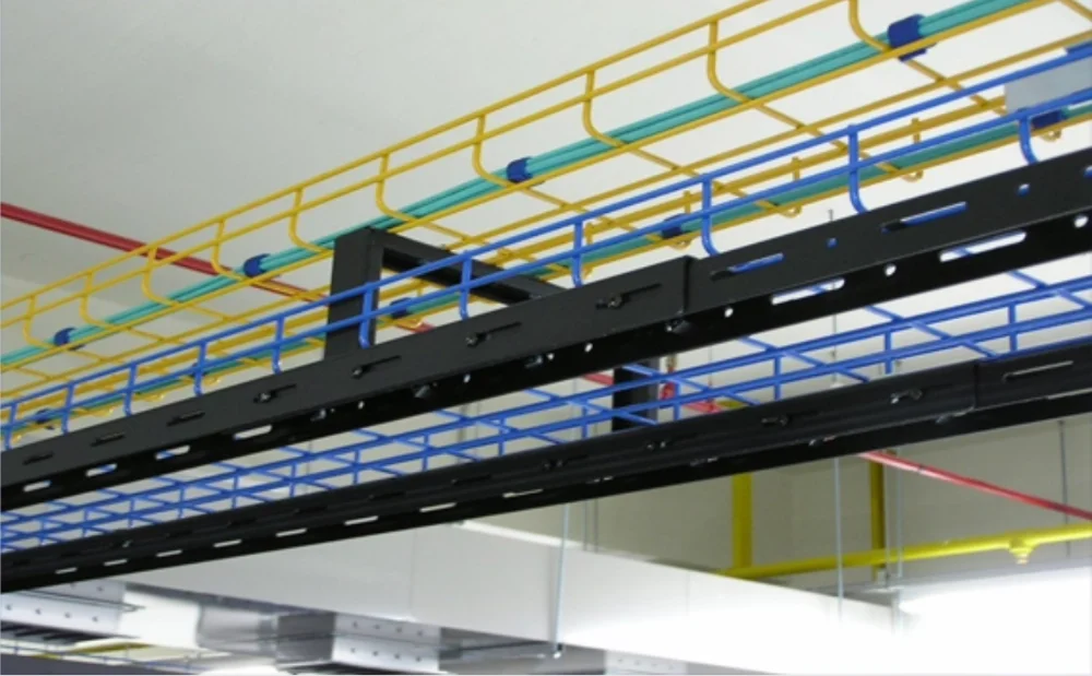 Epoxy Coated Light Type Basket Type Wire Mesh Cable Tray Electrical ...