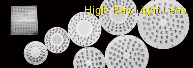 50x50mm Square LED Lens - 120x60 Degree Highbay Light Lens