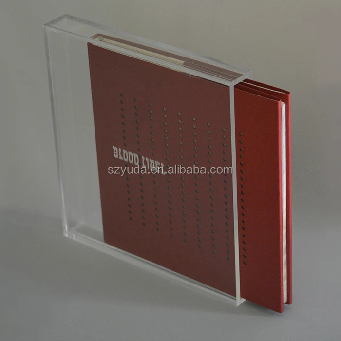 Custom Size Plexiglass 5 Sides Book Cover - Fluorescence Color Acrylic ...