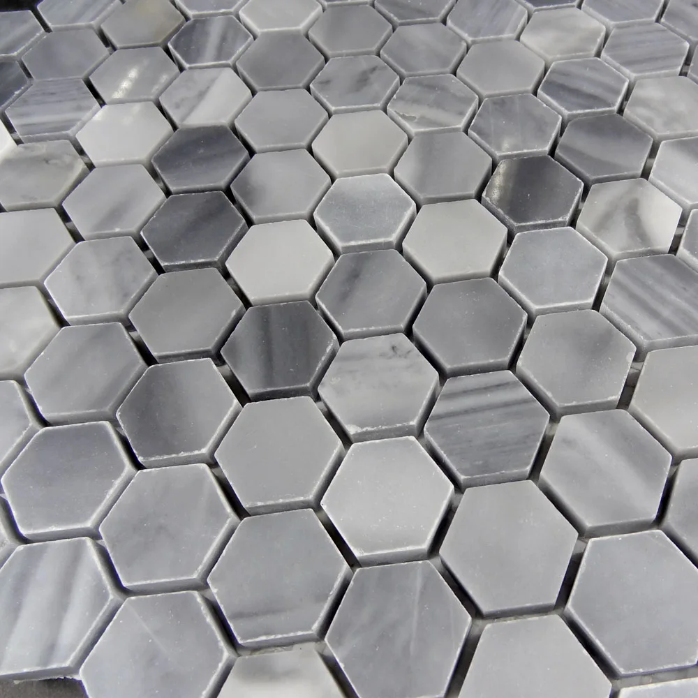 Pacific blue marble hex mosaic marble tile| Alibaba.com