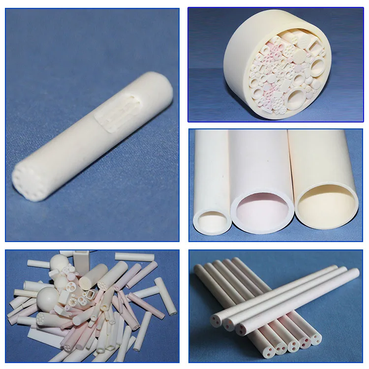 Refractory 99% Al2o3 Ceramic Alumina Mullite Magnesia Ceramics Tubes ...
