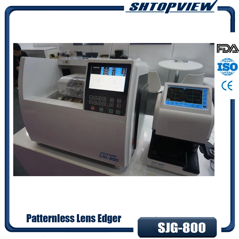 China Stable System 2D Fully Patternless Lens Edger SJG-800A