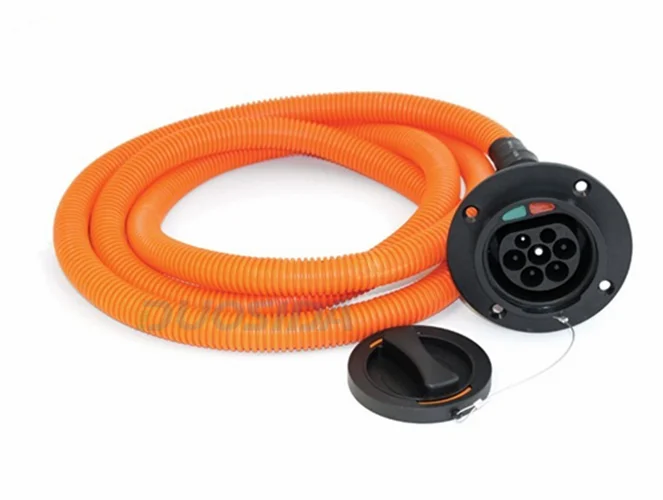 IEC 62196 Ev Socket with DSIEC Lock & Type 2 Charging Outlets