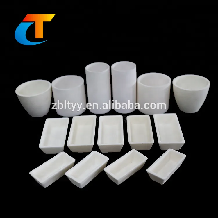 Laboratory Ceramic Crucibles for Melting Frit and Glass