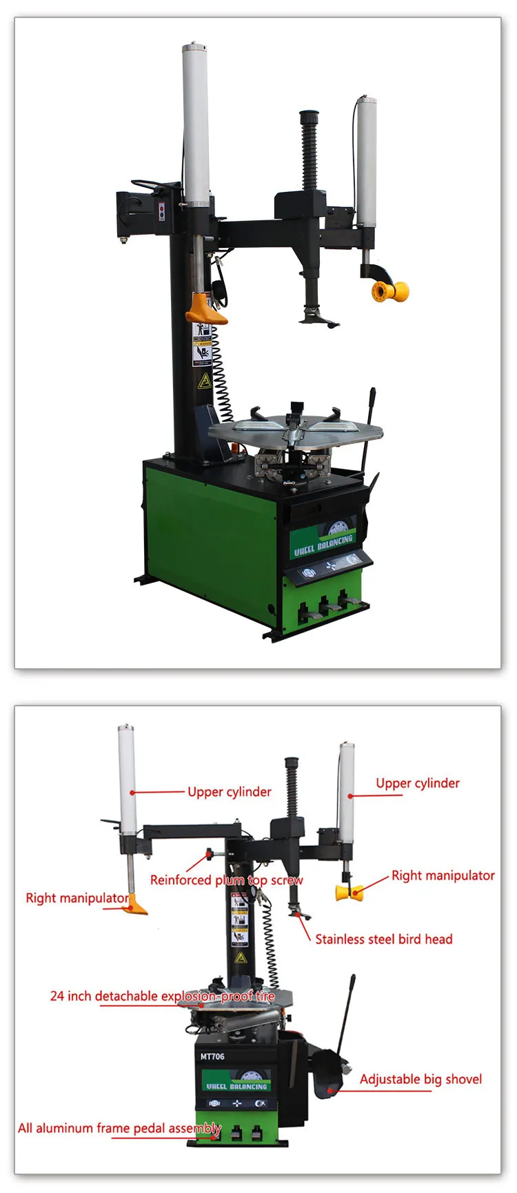 Heavy Duty Truck Tire Changer Wheel Changers Machine For Tyre Change ...