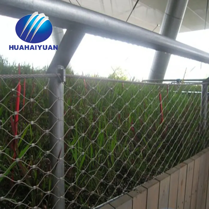 Wire Rope Mesh Ferrule Stainless Steel Cable Mesh Lion Tiger Cage Rope ...