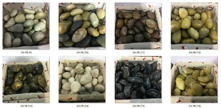 Landscaping Small Flat River Rock Stones - Walkway & Sidewalk