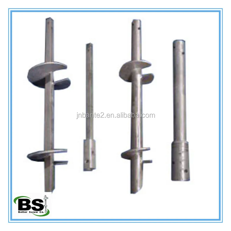 Hot Galvanized Communications Towers Square Shaft Helix Screw Anchor ...