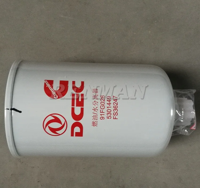 5301449 Fs36247 Kamaz Truck Sany Stc250 Isle Engine Fuel Filter Water ...