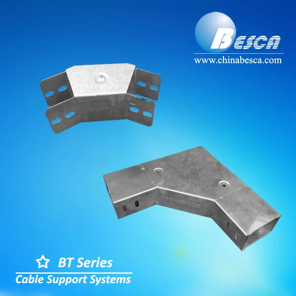 2 Compartment Black Trunking Type Cable Tray Trunking