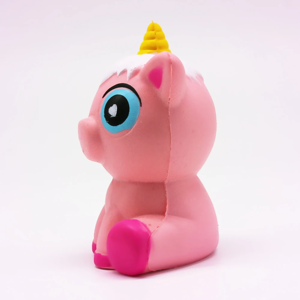 Free Shipping High Quality Jumbo Pu Kids Toy Pink Unicorn Squishy - Buy ...