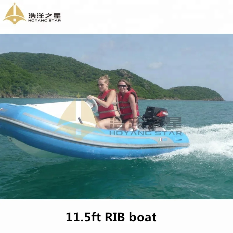 2 Person Speed Boat Inflatable RIB Boat Motor Boat - Hoyangstar