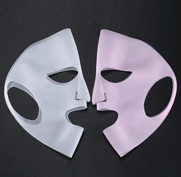New Reusable 3d Silicone Face Mask Cover For Collagen Face Sheet Mask ...