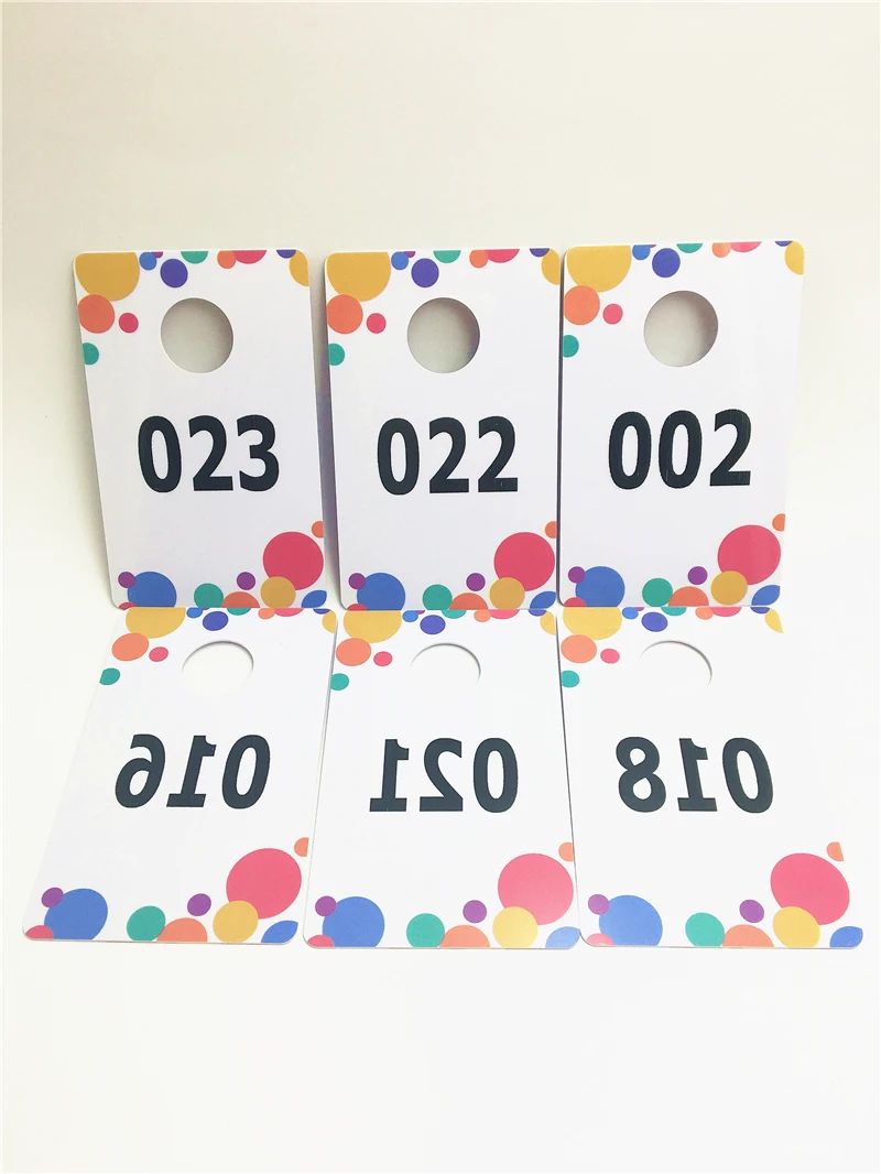 100 Consecutive Numbers Coat Check Tags - Buy Coat Check Tags,Numbers ...