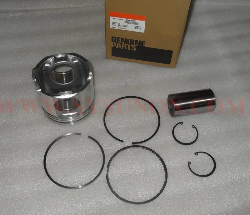 L10 Diesel Engine Piston Pin + Piston +retairing Ring + Piston Ring ...