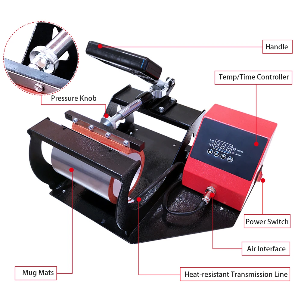 Newly Horizontal Mug Heat Press Machine - Xingyan Digital Cup Press