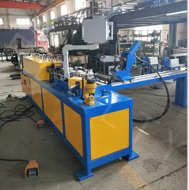 Duct Angle Steel Automatic Round Flange Making Cnc Machine - Buy Round ...