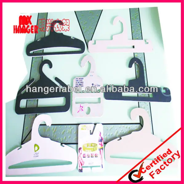 Recycled Custom Printed Cardboard Hangers - Buy Cardboard Hangers ...