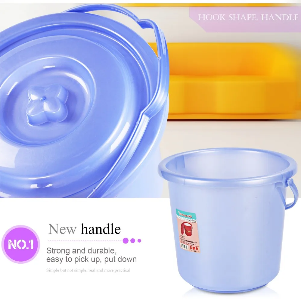 The Cheap Plastic Buckets With Lids With Handle Made In China Factory ...