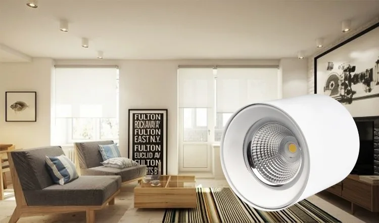 High Lumen 15w Cob Led Downlight Round Waterproof Led Downlights 4500k ...