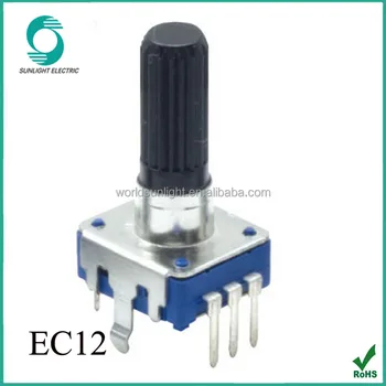 Ec12 12mm Volume Control Rotary Encoder Switch - Buy 12mm Rotary ...