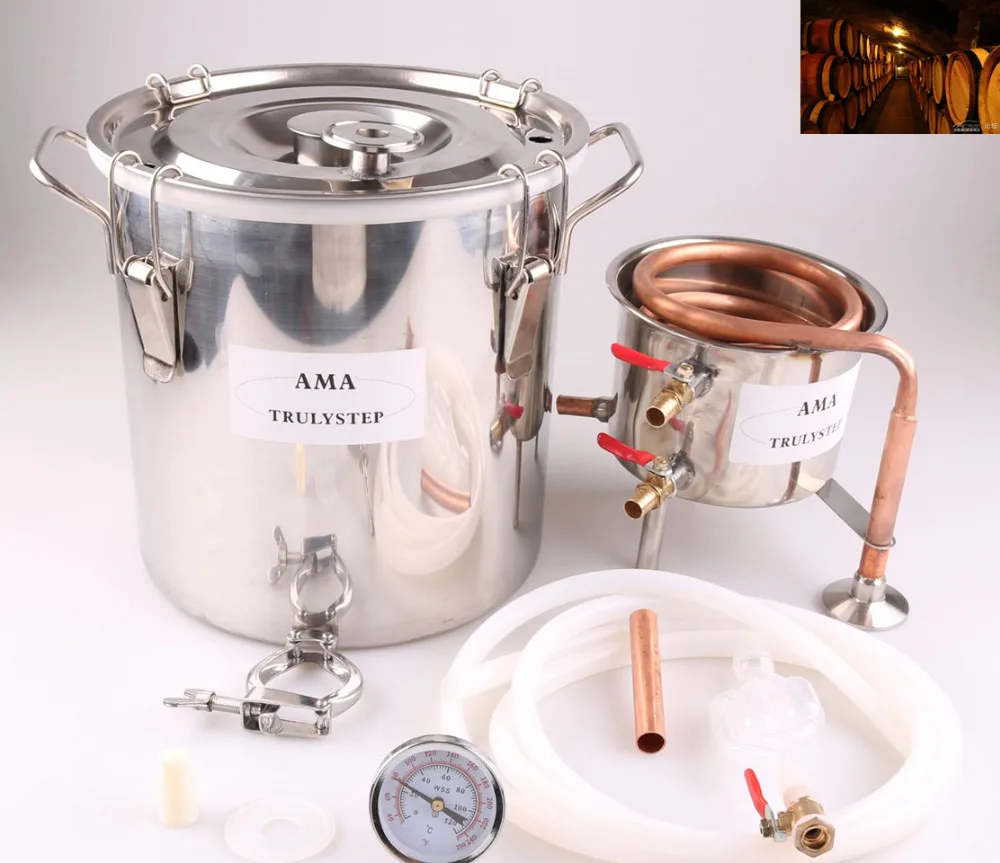 8gal/30l Moonshine Still,Copper Acohol Distiller,Essential Oil ...