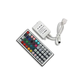 Rgb Control Box 44 Key Ir Remote Control Dc 12v 6a - Buy Ir Remote ...