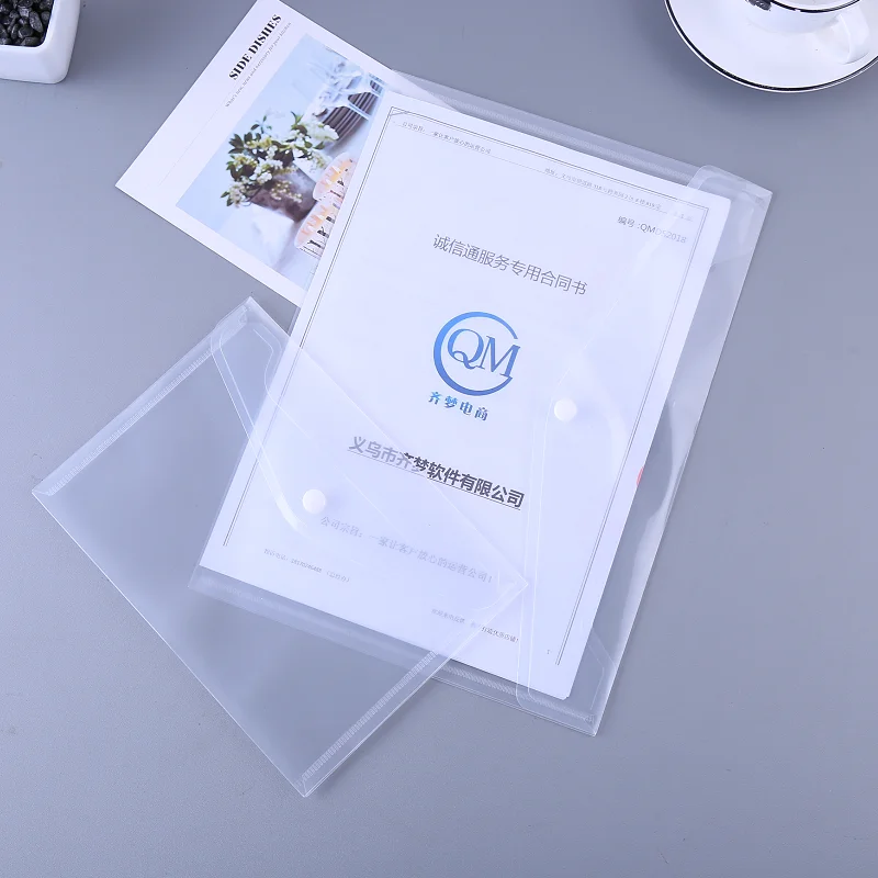 A5 A4 Fc Clear Plastic Pp File Envelop My Clear Bag - Buy Clear Plastic ...
