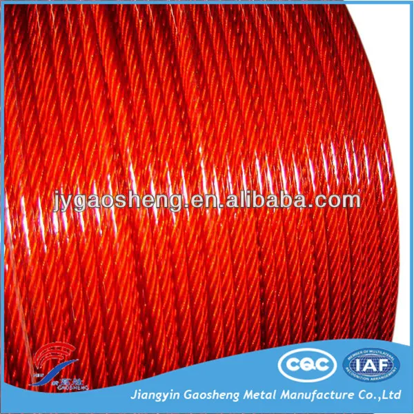 Polypropylene Coated Steel Wire Rope - Buy Polypropylene Coated Steel ...