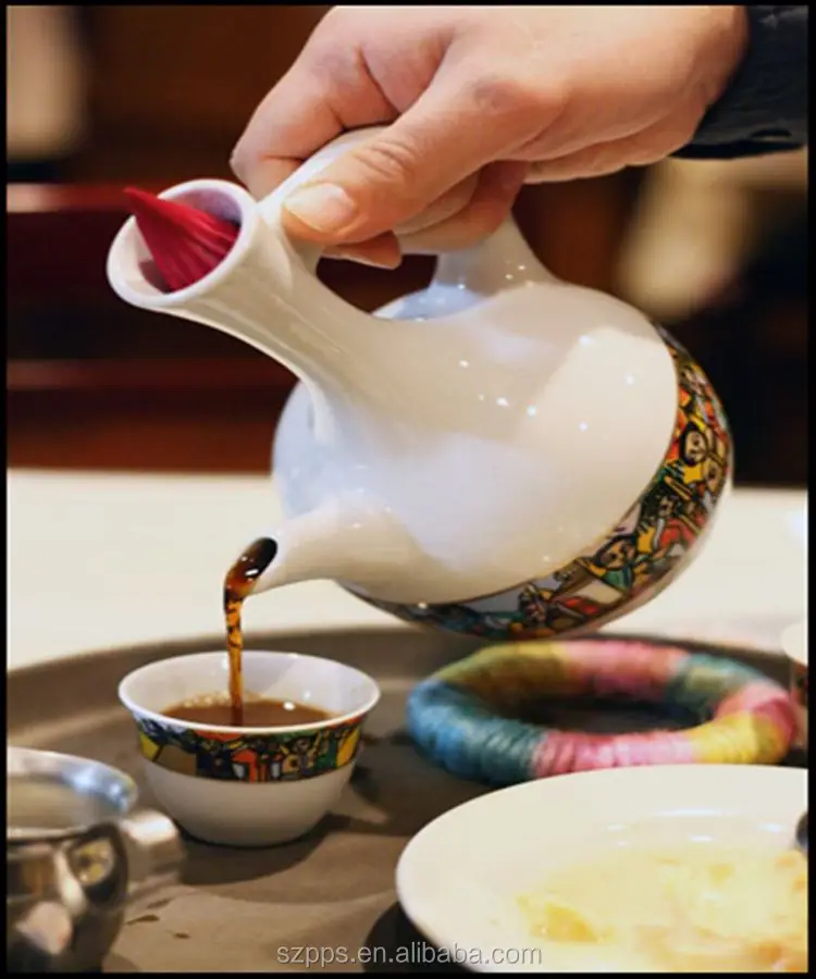 Ethiopian Coffee Set - Queen of Sheba Cups on Rekebot