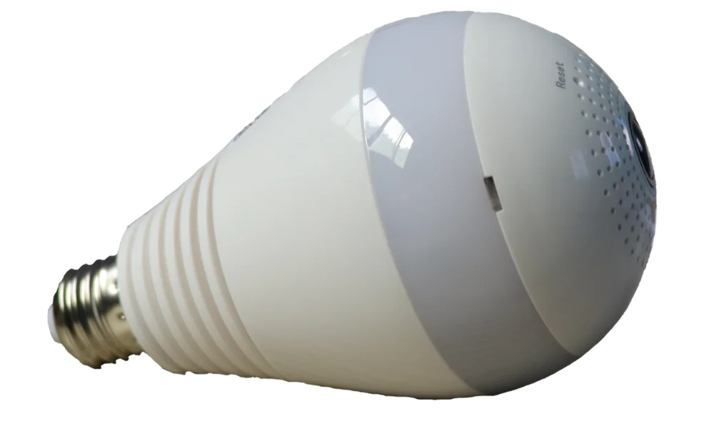 Smart Wireless Wifi Led Bulb Lamp 360 Degree Security Invisible Light ...