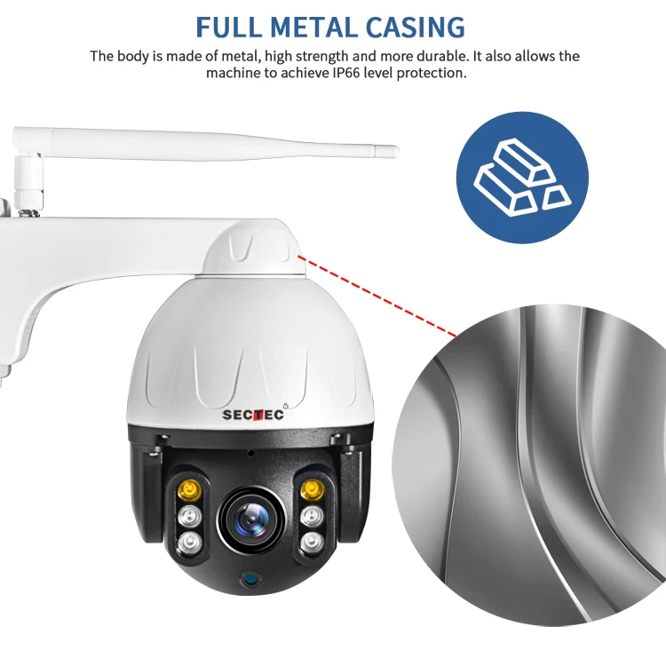 Sectec Hd 1080p 2.4g Wifi Security Camera System Wireless High Speed ...