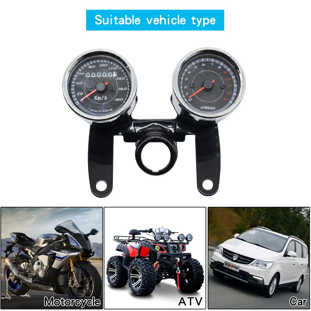 Motorcycle Multi-function Digital Led Instrument Motorcycle Meter ...