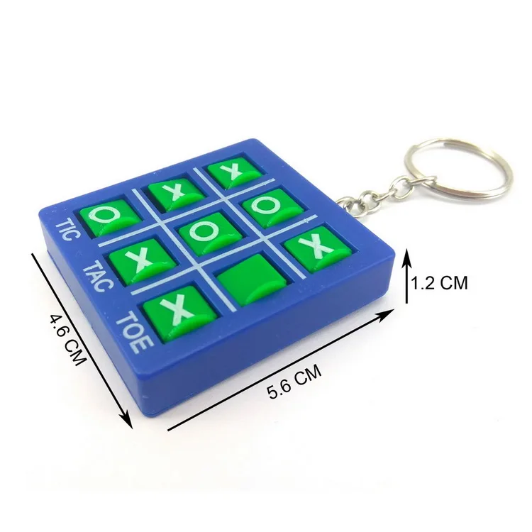 Funny Educational Xo Tic-tac-toe Game Mini Toy With Keychain - Buy Mini ...