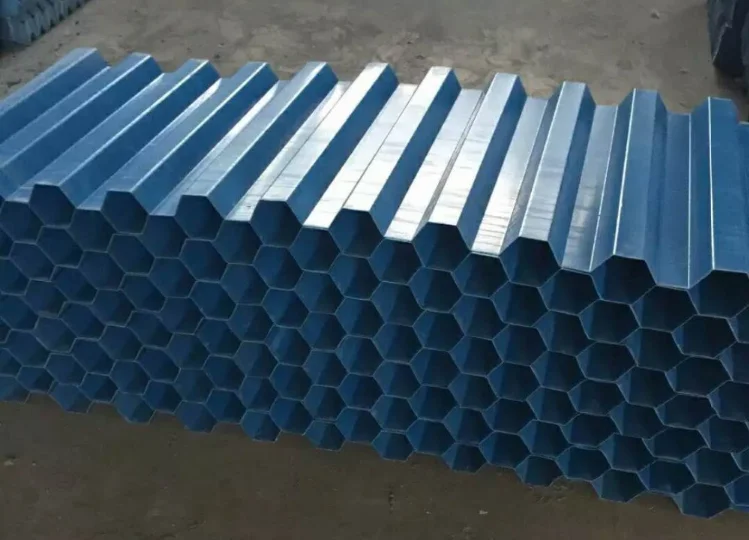 Hexagonal Tube Lamella Sheets for Wastewater Treatment - PVC Tube ...