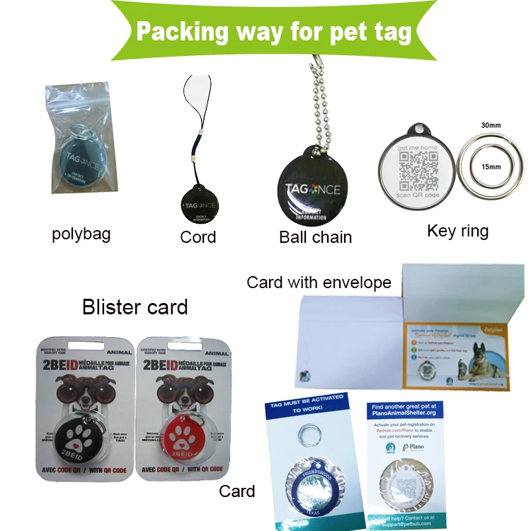 Nfc Pet Id Collar Rfid Tag Qr Code Nfc Pet Tracking Dog Tag Rfid - Buy ...