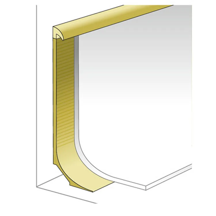 Luxury Hotels Use America Style PVC Coving Vinyl Baseboard