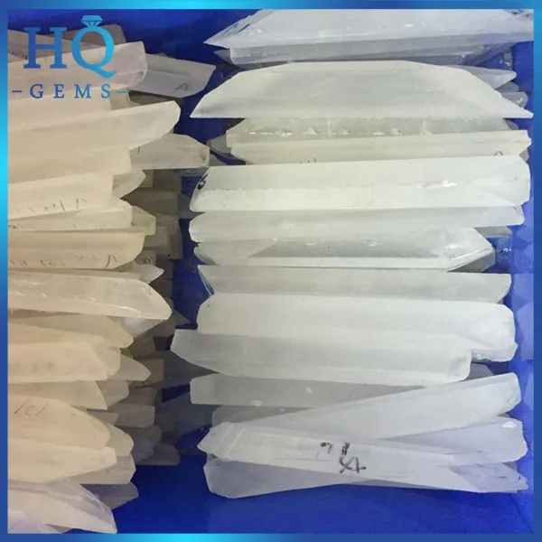 Synthetic White Quartz Crystal Raw Material Gemstone - Buy Quartz ...