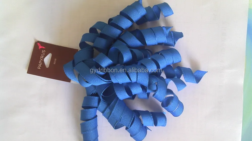 Christmas Printed Grosgrain Curly Ribbon,Fabric Present Bow,Woven Gift ...