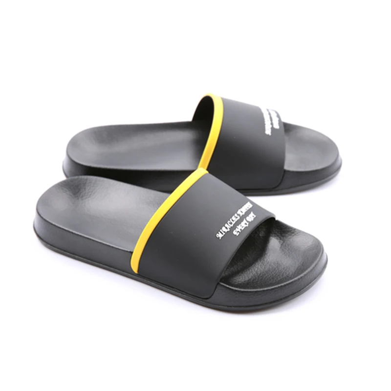 Fashion PVC Sliders Slippers for Men Custom Logo,Sandal Mens Custom ...