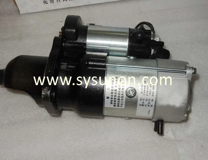 6BT8. 3 Truck Motor Motor Starter 4948058 M93R3001SE Startmotor ...