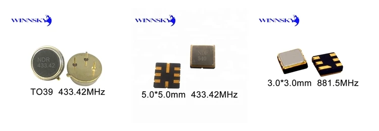 Shenzhen WINNSKY Wholesale 433.92 mhz SAW Resonator with ceramic DCC6C ...