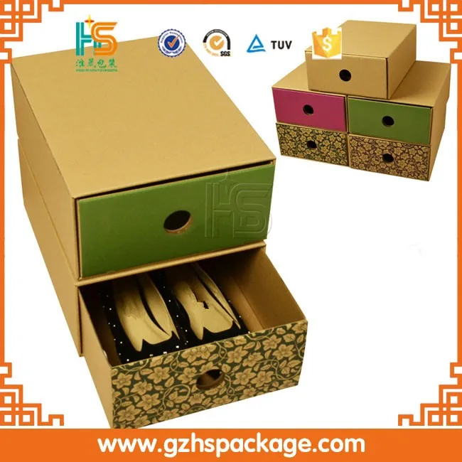 Kraftpapier Opbergdoos Karton Schoenendoos, Laden Doos-schoenendoos ...