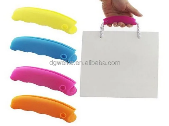 Silicone Rubber Plastic Bag Carrying Handle/silicone Bag Handle Grip ...