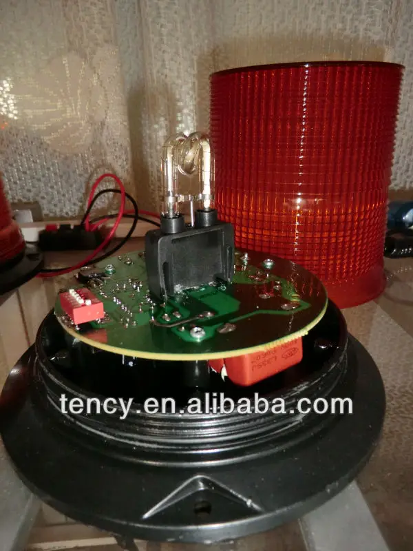 Car Strobe Warning Beacon Light With Metal Cage Protector,Forklift ...