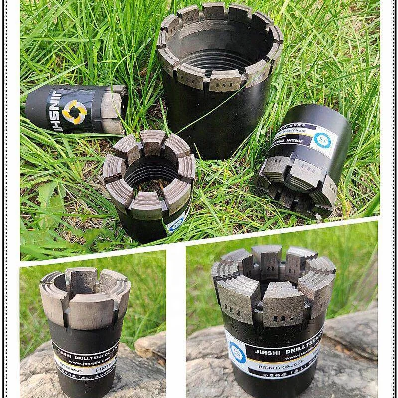 BQ NQ HQ PQ SQ Heat Treated NRQ HRQ Wireline Diamond Core Drill Rods 3m ...